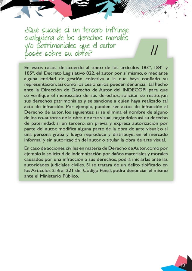 Guía de derecho de autor para artistas visuales | PPT