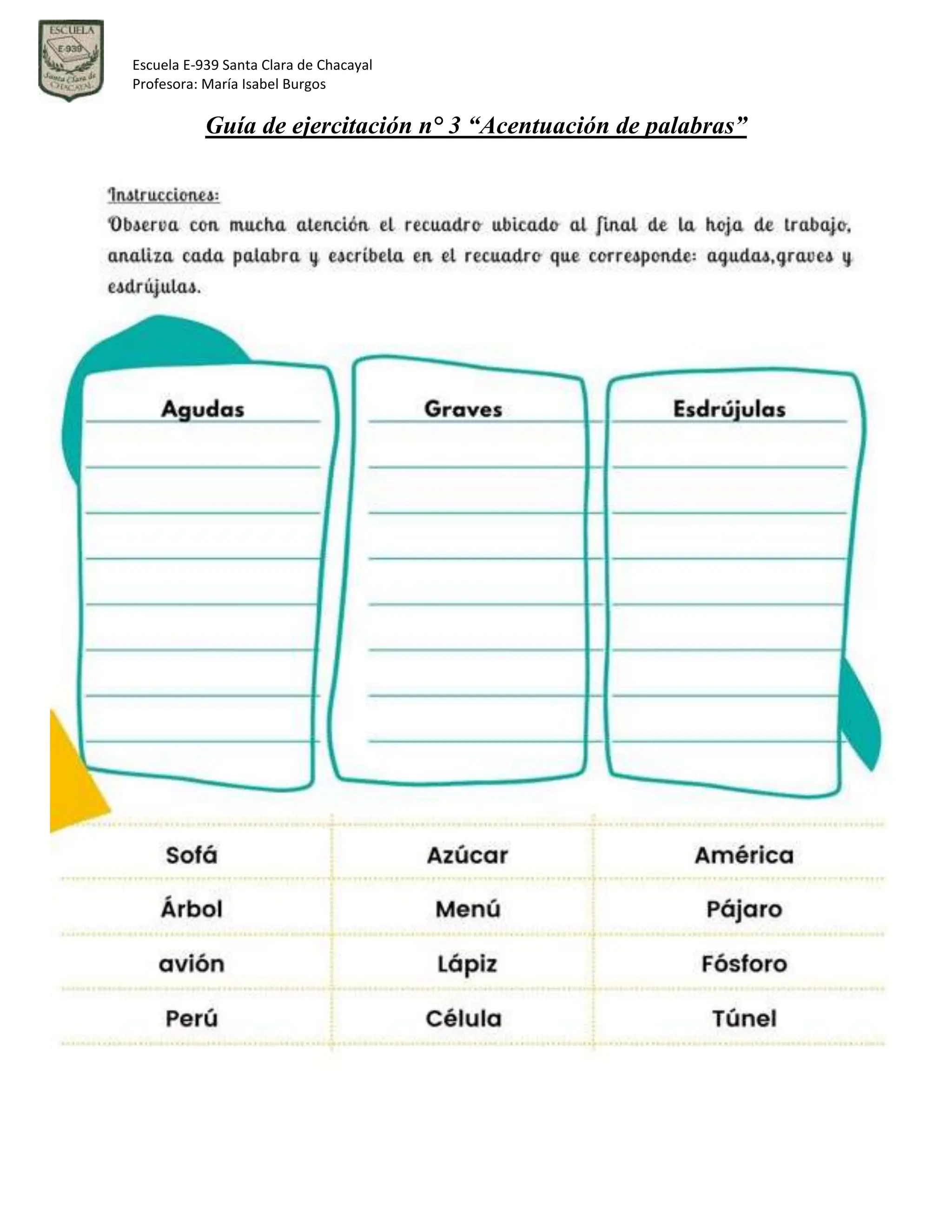 Guía de ejercitación n 3 palabras agudas, graves y esdrujulas.docx