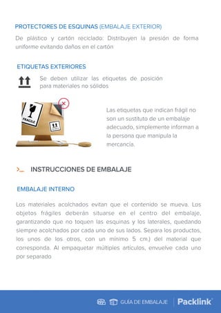 Guía de Embalaje – los embalajes más adecuados según tipo de producto | PDF