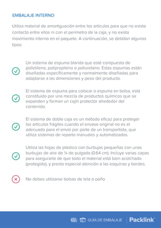 Guía de Embalaje – los embalajes más adecuados según tipo de producto | PDF