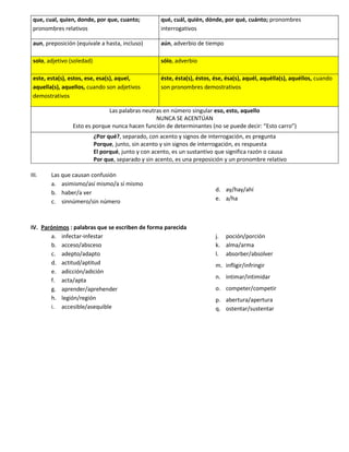 Guía de estudio para examen final ii | PDF
