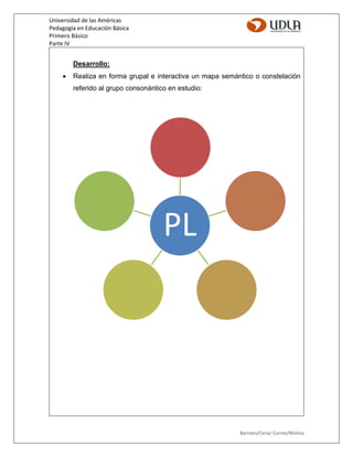 Guía del alumno clase 5 grupo consonántico pl | PDF