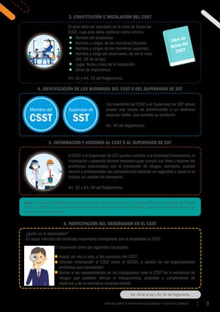 Guía del comité o supervisor de seguridad y salud en el trabajo | PDF