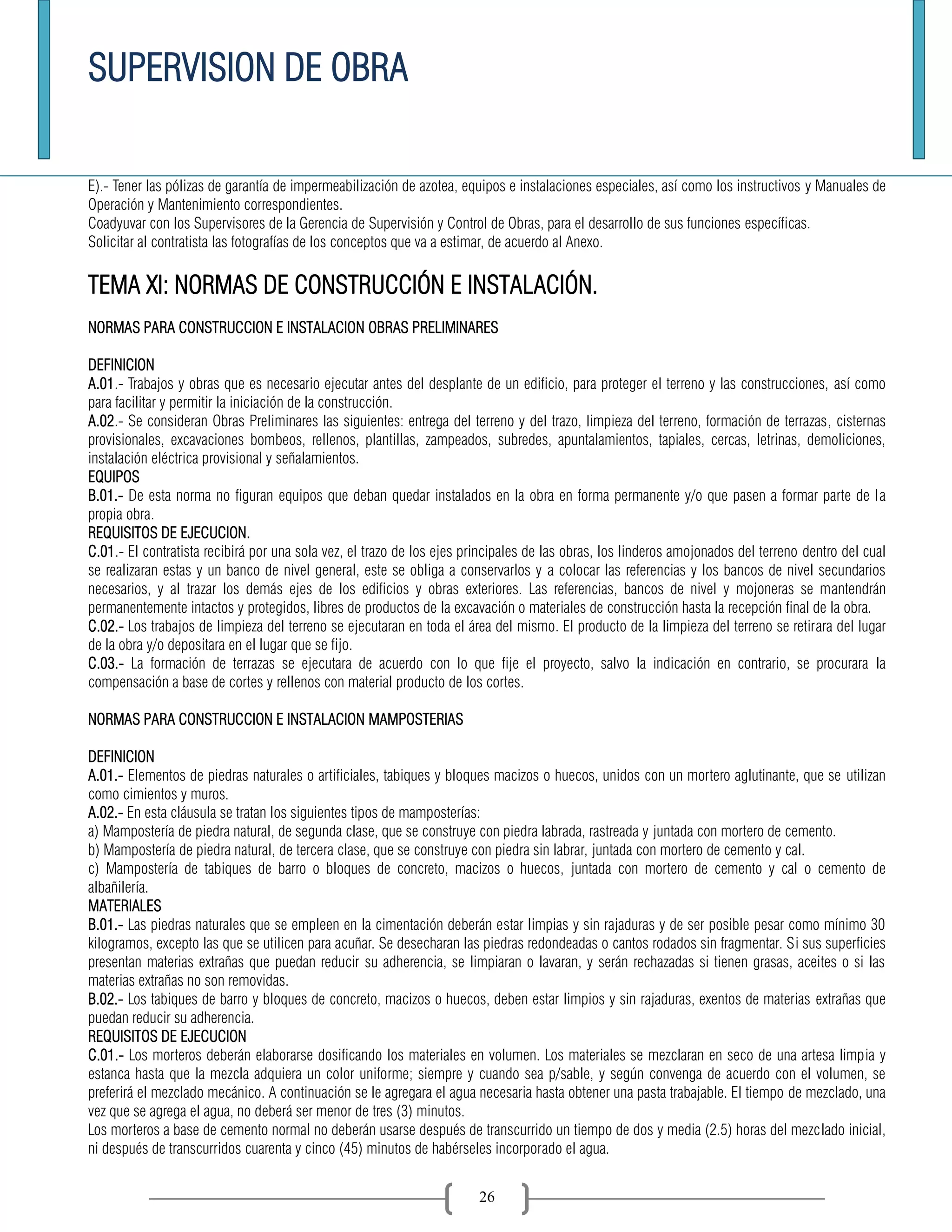Guía de supervisión de obras | PDF