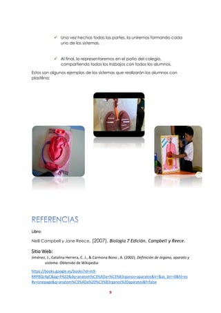 Guía didáctica del cuerpo humano | PDF