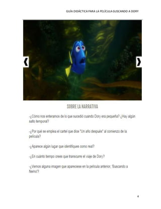 Guía didáctica para la película buscando a dory | DOCX
