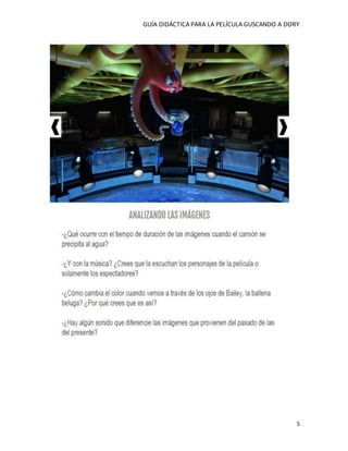 Guía didáctica para la película buscando a dory | DOCX