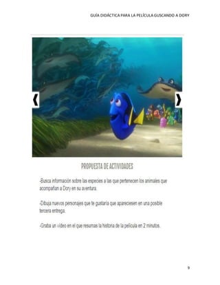 Guía didáctica para la película buscando a dory | DOCX