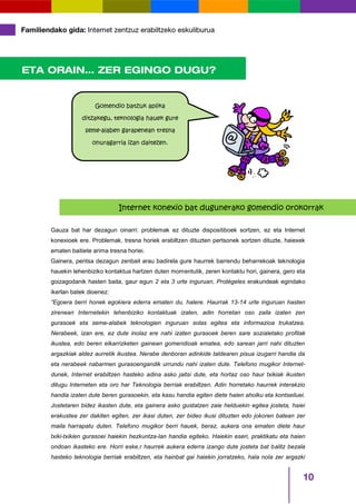 Guía familias internet seguro eu | PDF