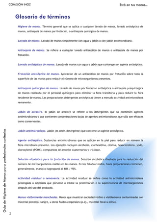 Guía higiene de manos | PDF