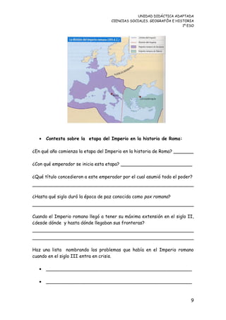 Guía imperio romano | PDF