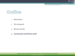 Protein Distance Map Prediction based on a Nearest Neighbors Approach ...