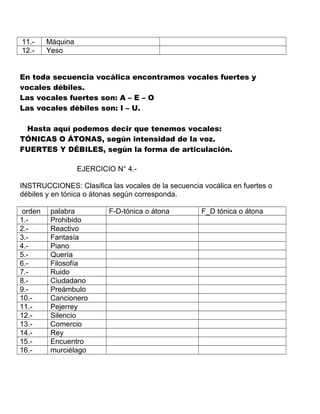 Guía leng y com. 5°normas de acent.y tildación | PDF