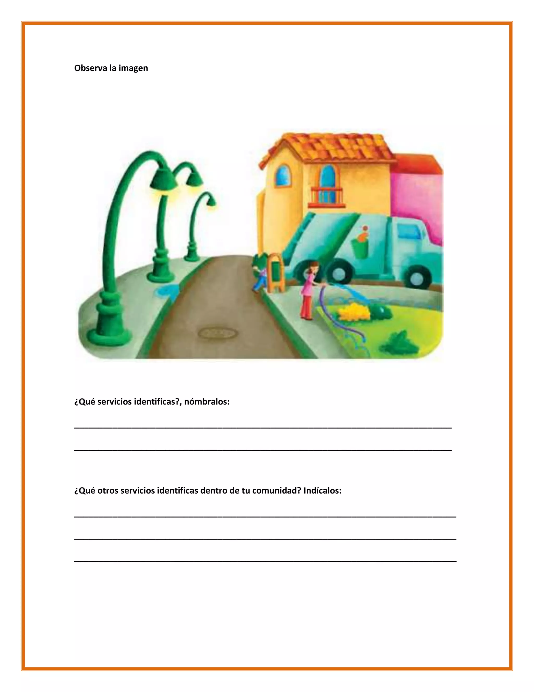 Guía los servicios de la comunidad | DOCX