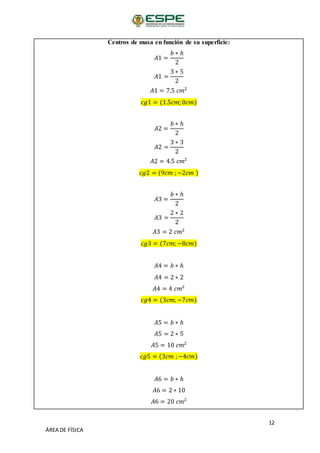 Centros de Masa | DOCX