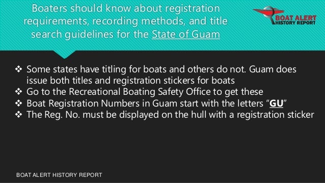 Guam boat registration | PPTX
