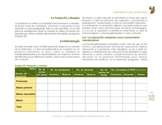 Guía metodológica para la formulación de prae | PDF