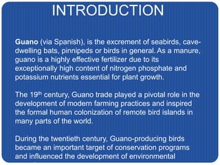 Guano islands | PPTX