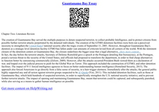 Guantanamo Bay Case Study | PDF | Political Issues & policy | Politics