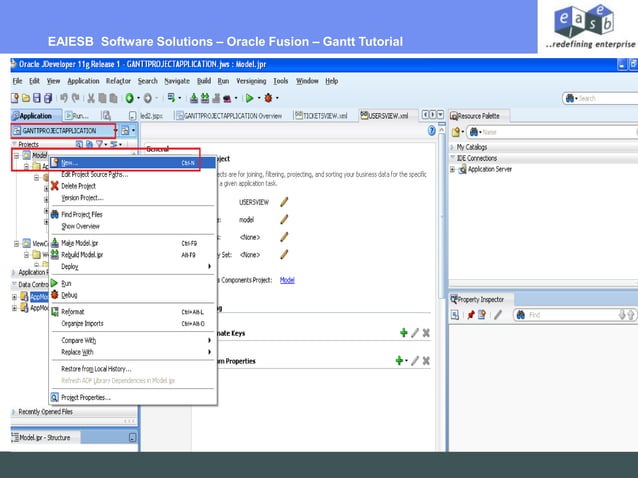 Oracle fusion GANNT PROJECT | PPSX | Technology & Computing