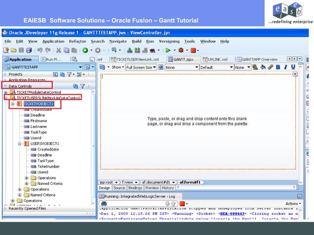 Oracle fusion GANNT PROJECT | PPSX | Technology & Computing