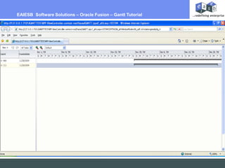 Oracle fusion GANNT PROJECT | PPSX | Technology & Computing