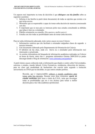 GuíA Oap 4 Eso | PDF