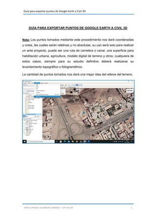 Guía para exportar puntos de Google Earth a Civil 3D.pdf