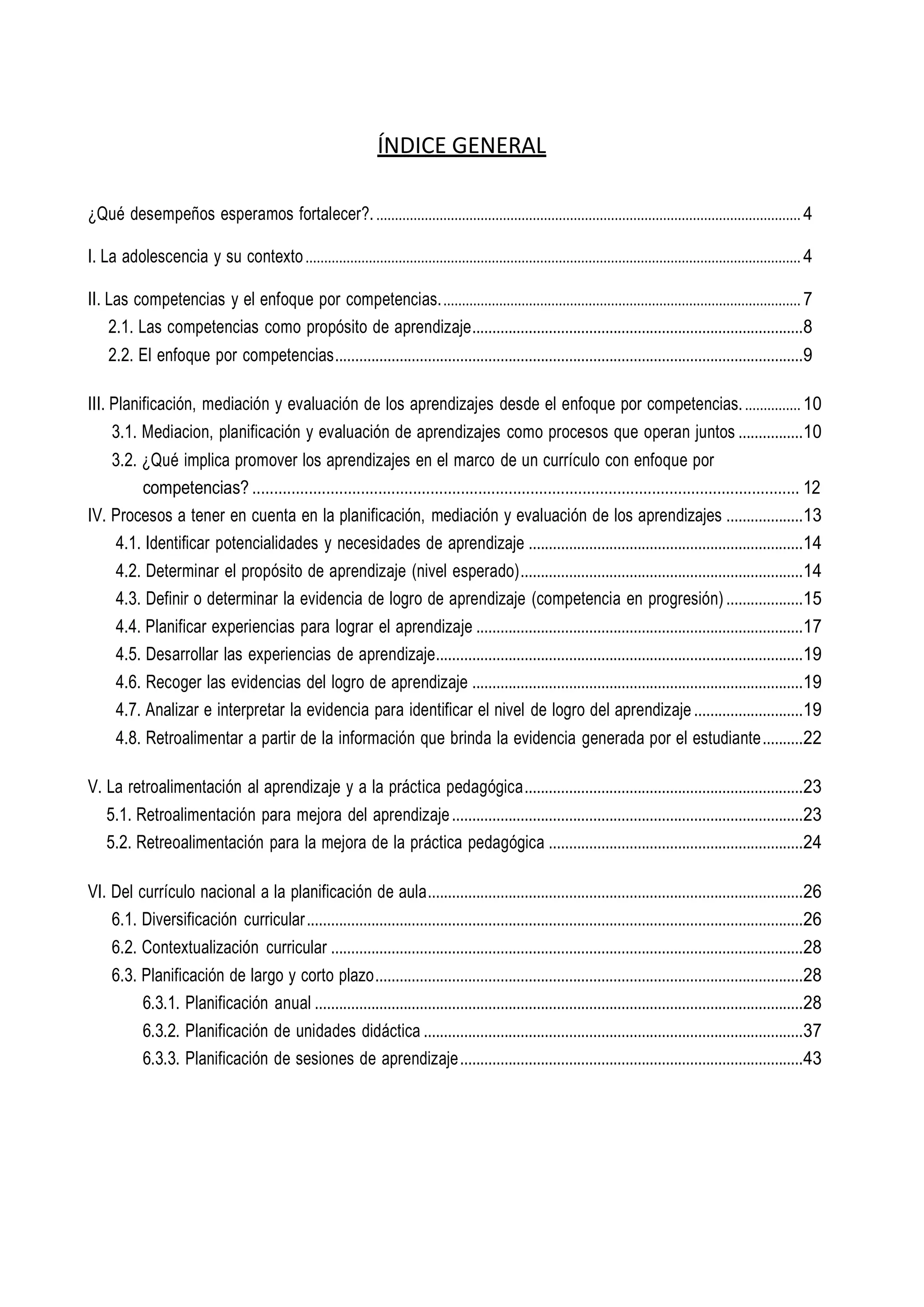 Guía para la Planificación de aprendizajes en Educación Secundaria ...