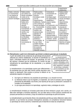 Guía para la Planificación de aprendizajes en Educación Secundaria ...