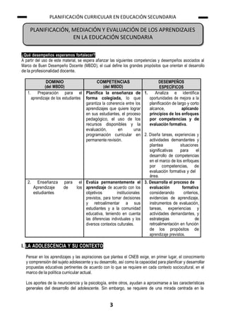 Guía para la Planificación de aprendizajes en Educación Secundaria ...