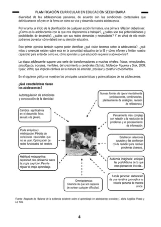 Guía para la Planificación de aprendizajes en Educación Secundaria ...