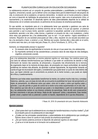 Guía para la Planificación de aprendizajes en Educación Secundaria ...