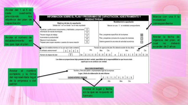 Guía para requisitar el formato dc 2