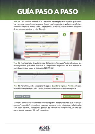 Guía Paso a Paso - Registro Manual de Comprobantes en el Sistema ...