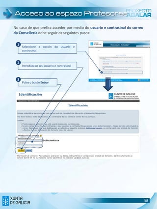 Espazo Abalar. Guía para o profesorado. 2011 | PDF