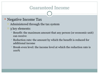 Guaranteed Income Final | PPT