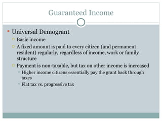 Guaranteed Income Final | PPT