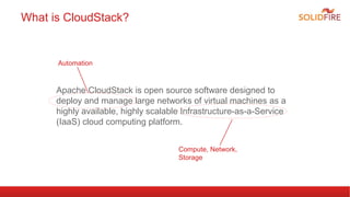Guaranteeing CloudStack Storage Performance | PPT