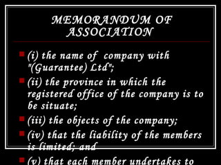 Guarantee Limited Company | PPT