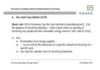 Guarantees of Origin Michael Börner | PDF