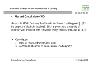 Guarantees of Origin Michael Börner | PDF