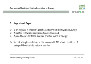 Guarantees of Origin Michael Börner | PDF