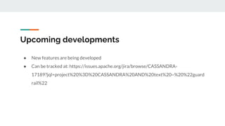 Apache Cassandra Lunch #107: Guardrails | PPTX | Databases | Computer Software and Applications