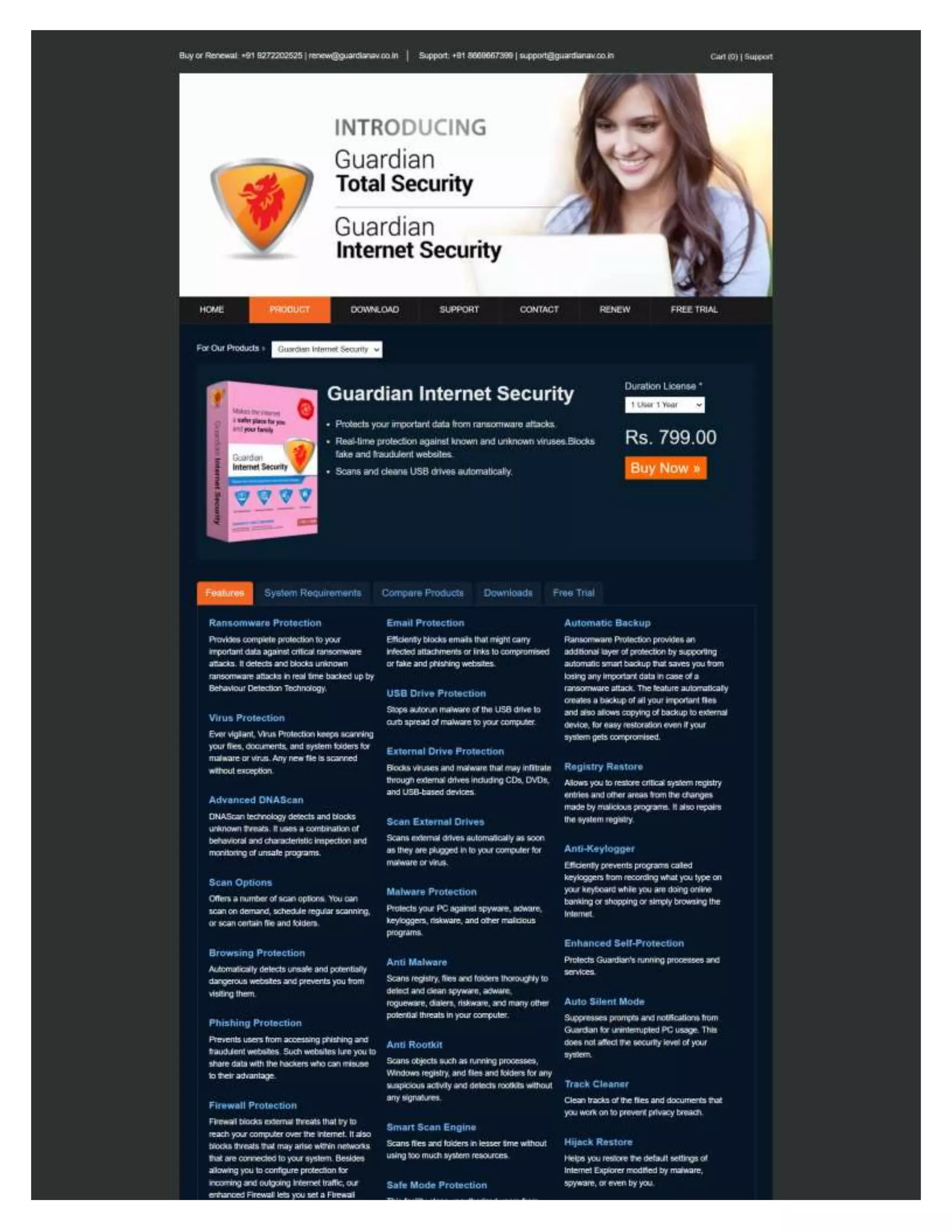 Guardian Internet Security - Our Products | PPTX