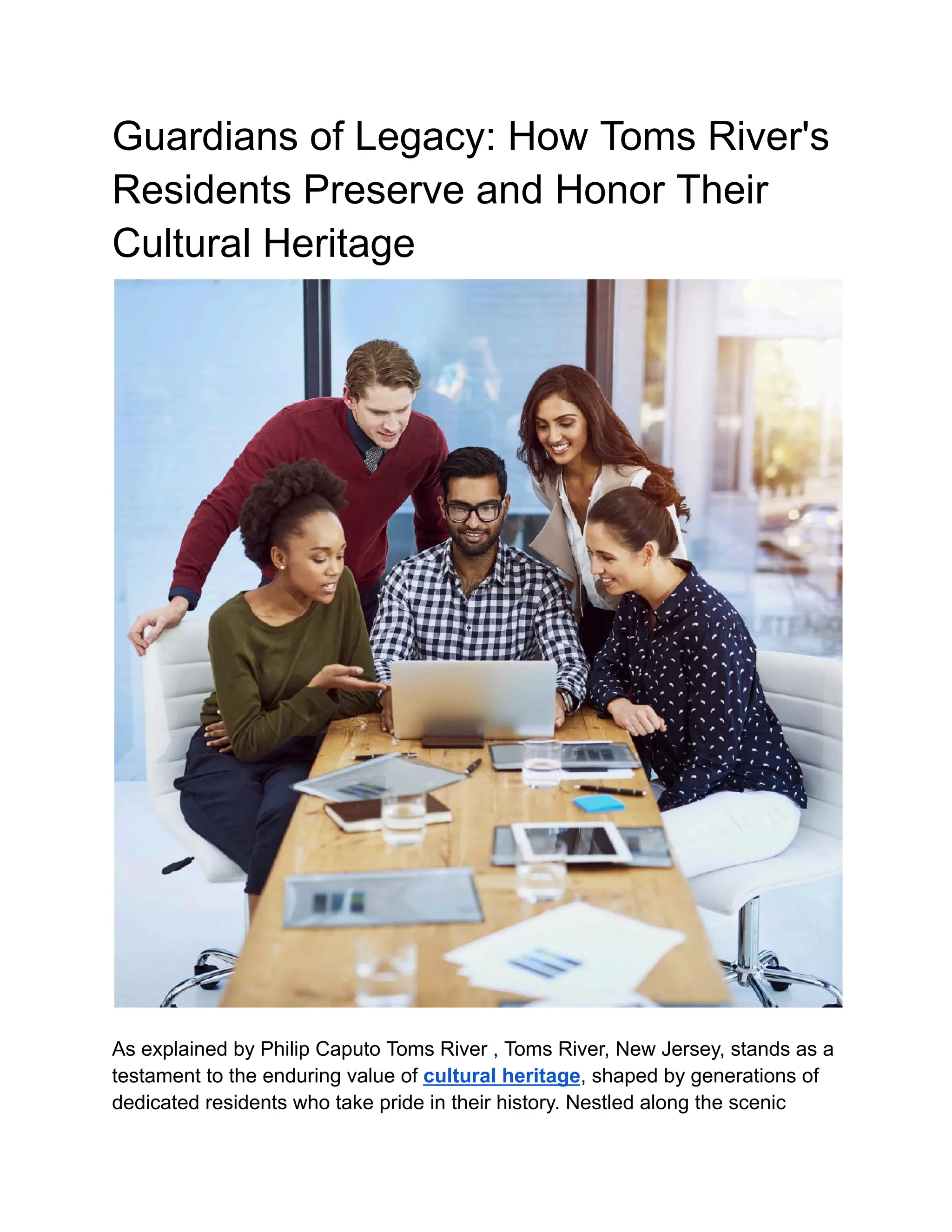 Guardians of Legacy_ How Toms River's Residents Preserve and Honor ...