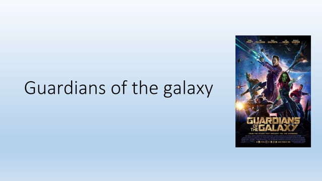 Guardians Of The Galaxy Ppt Template - Free Power Point Template PPT ...