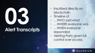 GUARDIUM Token: Global Decentralized Emergency Response (911) | PPT