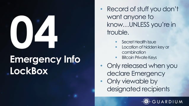 GUARDIUM Token: Global Decentralized Emergency Response (911) | PPT