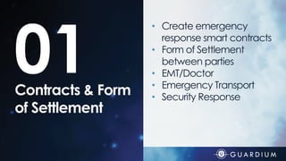 GUARDIUM Token: Global Decentralized Emergency Response (911) | PPT